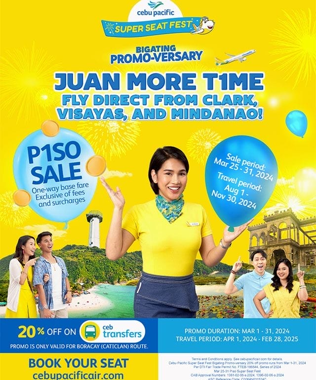 Cebu Pacific Ends Anniversary with Surprise Piso Sale! - Piso Fare Promo